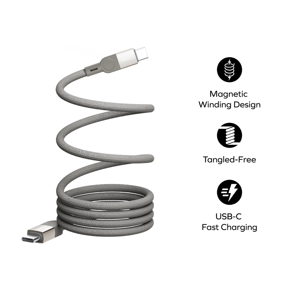 Mag Link - USB-C to USB-C 100W USB2.0 Magnetic cable