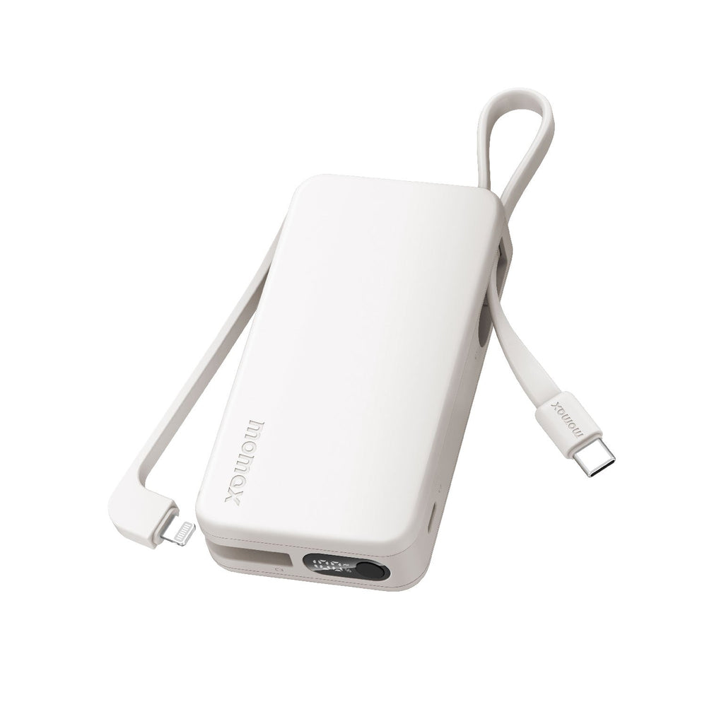 1-Power Vital+ Power Bank 10000mAh With Built-In USB-C and Lightning C