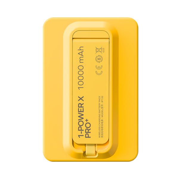 1-Power X Pro+ Magnetic Wireless Power Bank 10000mAh With Built-In USB
