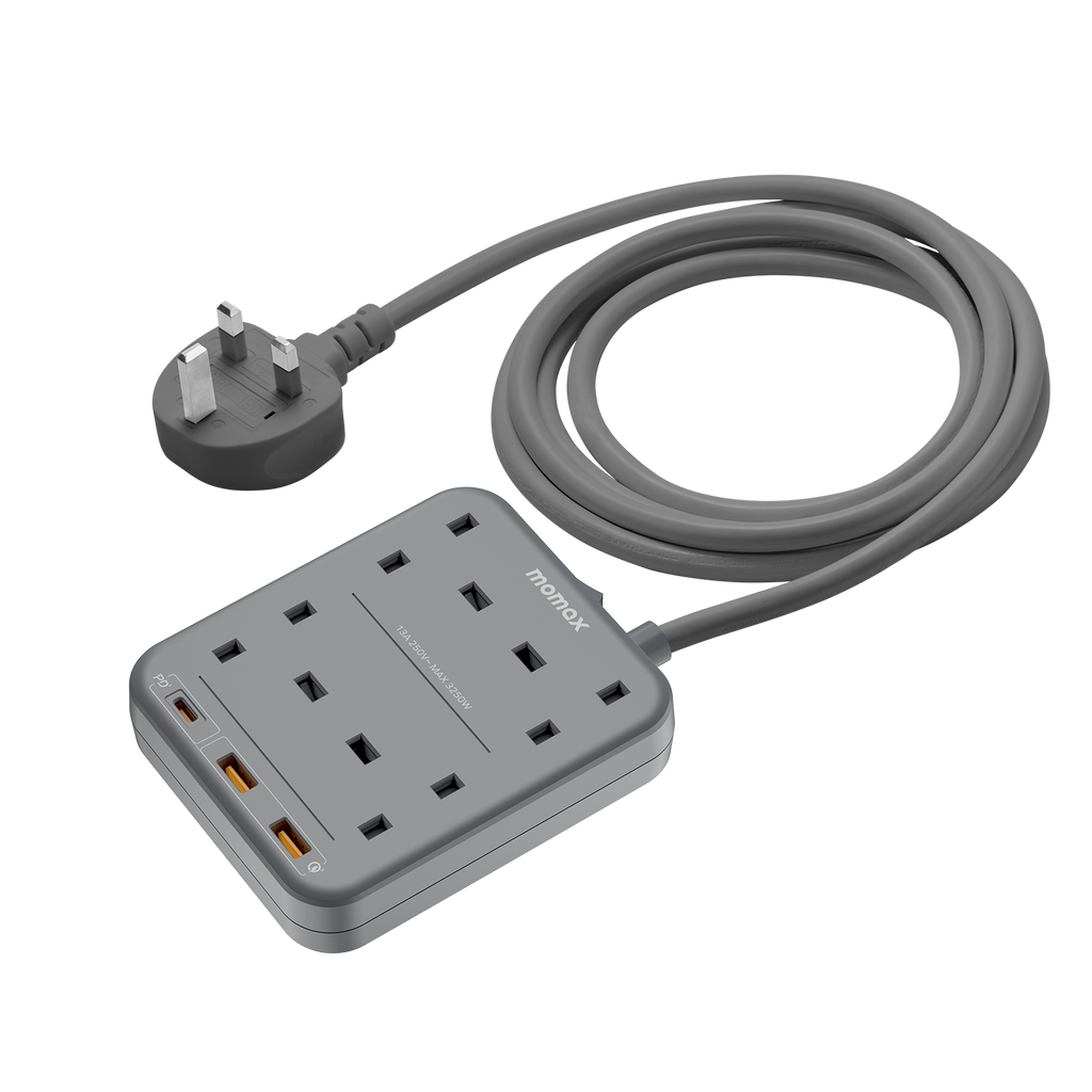 OnePlug 4 Outlet Power Strip With USB